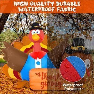 Holiday | 6ft Inflatable Turkey Thanksgiving Decor Outdoor With Led ...